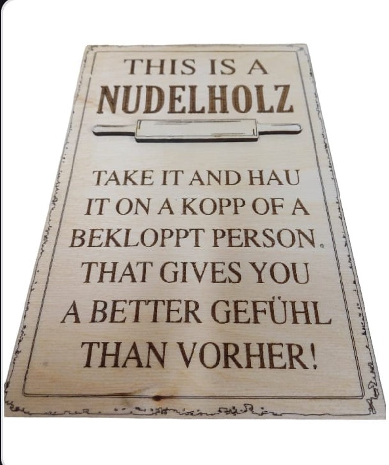Nudelholz, Spruch, Zitat, Schild, Laser, Lasercut - Etsy.de