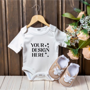 10x Plain White Baby Clothes, Mock up Template - Etsy