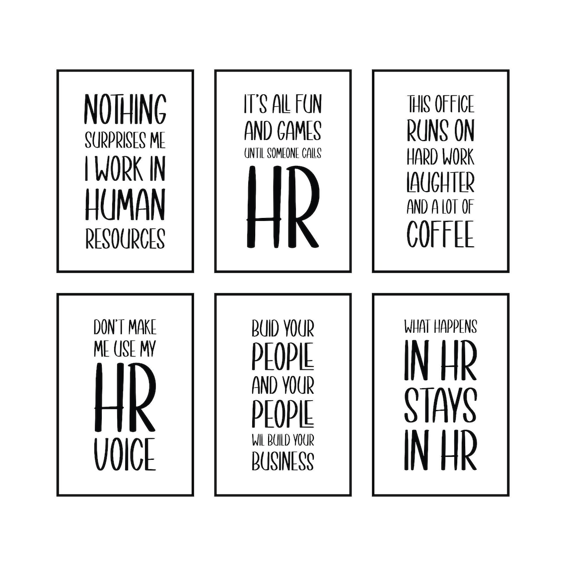 HR Office Decor, Human Resources Wall Art, Printable - Etsy