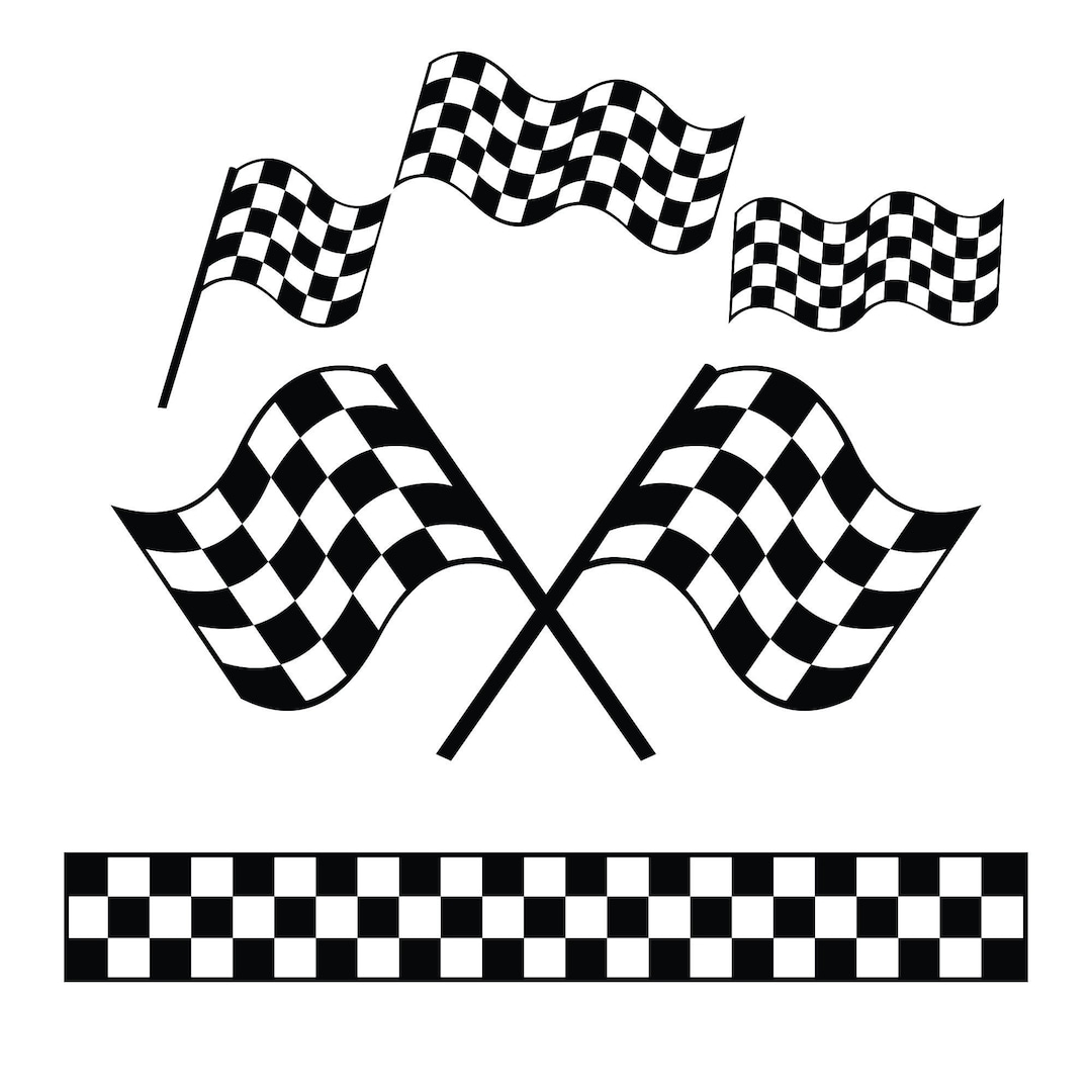 Nascar Flag SVG, Racing Flags SVG, Start and Finish Flag SVG - Etsy