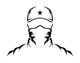 Bandit SVG, Bandit DXF, Bandit PNG, Bandit Cut File, Clipart, Digital ...