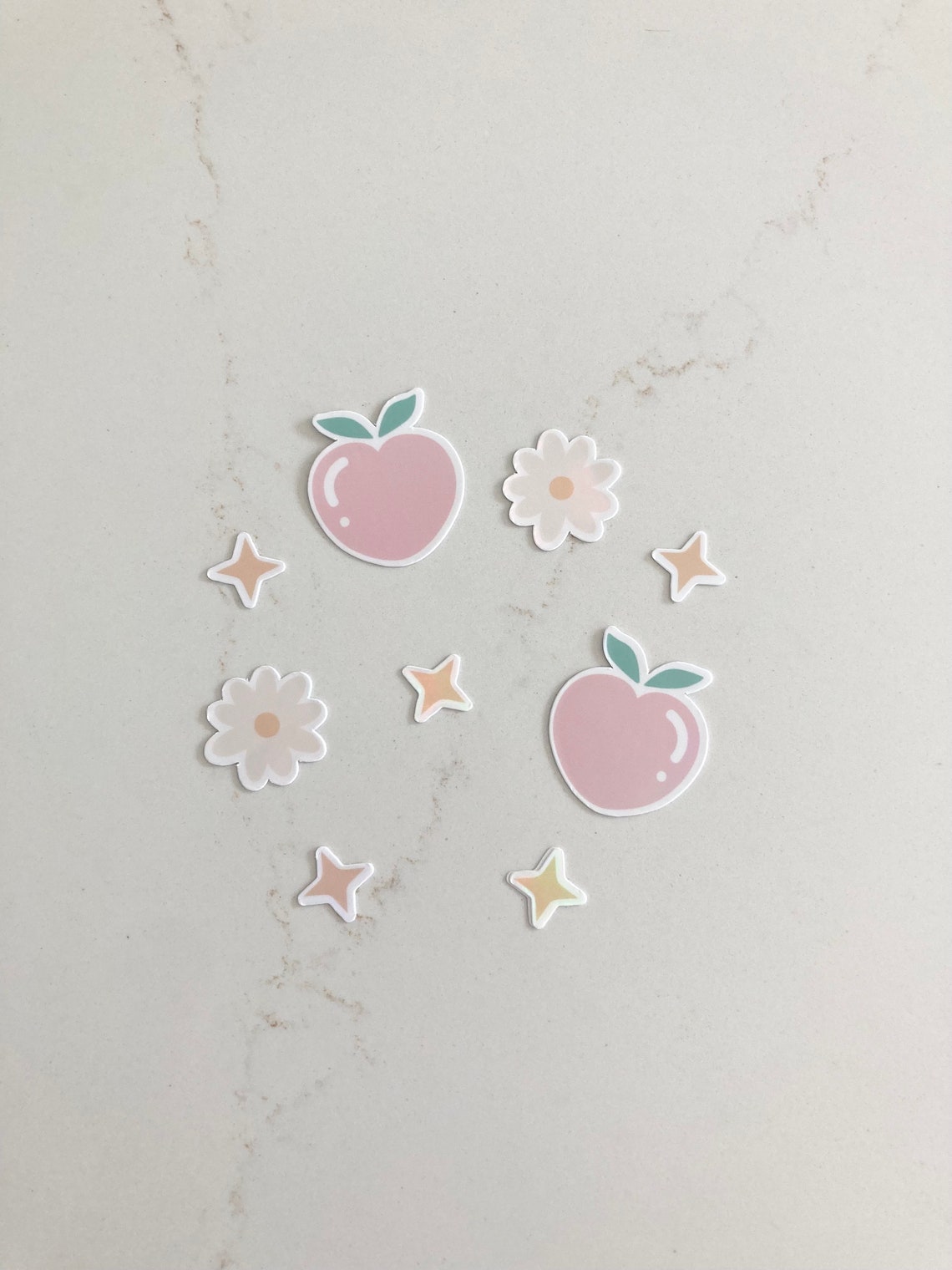 Peach, Peaches, Peachy, Adorable and Kawaii Waterproof Peach Vinyl ...
