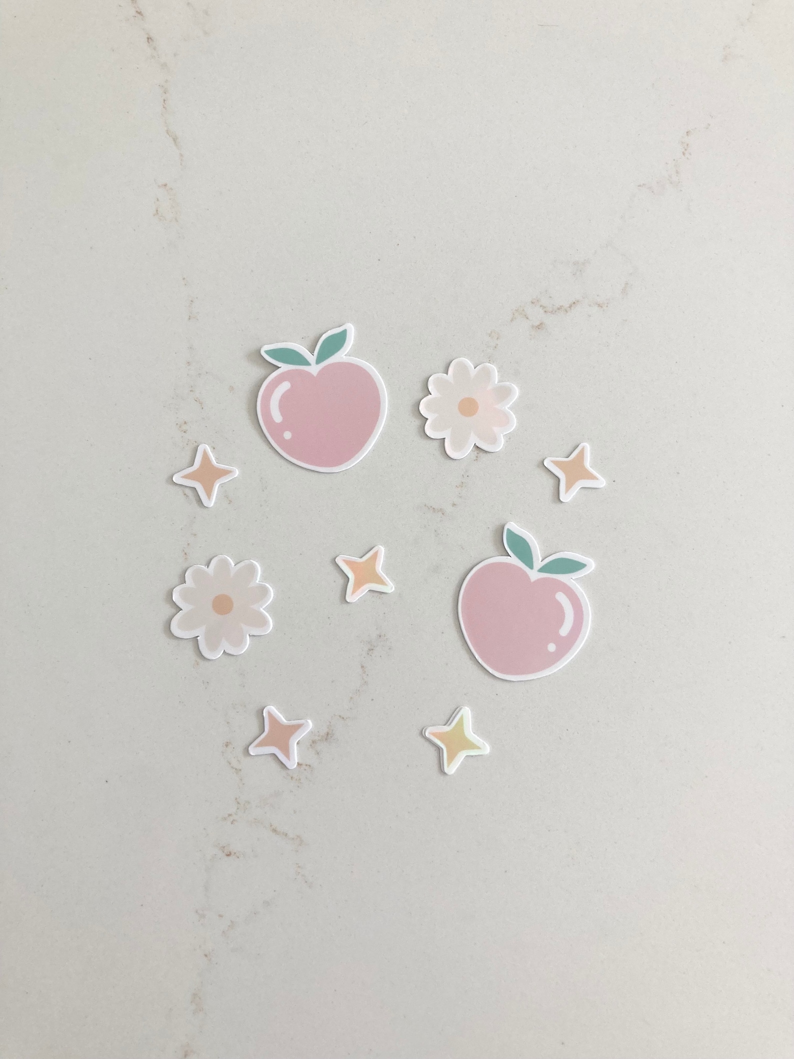 Peach, Peaches, Peachy, Adorable and Kawaii Waterproof Peach Vinyl ...