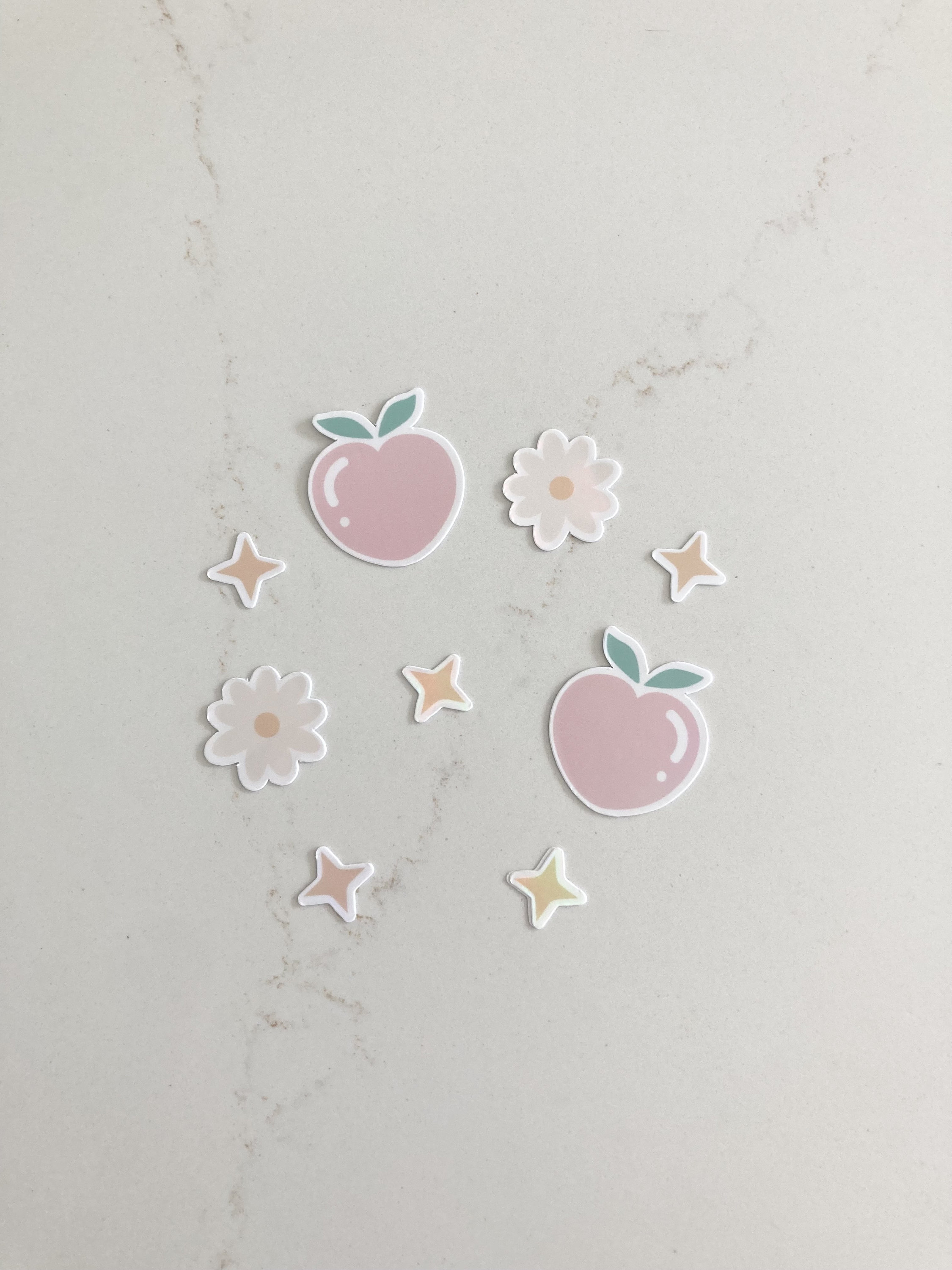 Peach, Peaches, Peachy, Adorable and Kawaii Waterproof Peach Vinyl ...