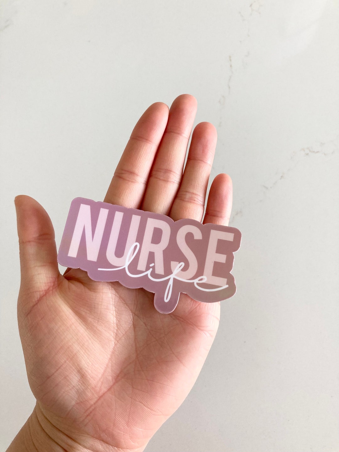 Holographic Nurse Life Sticker and Decal Waterproof and - Etsy