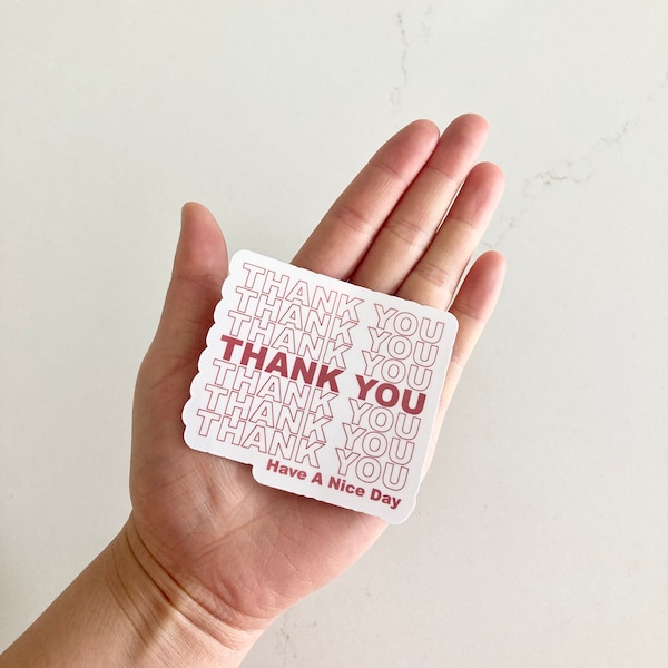 Chinese Thank You Stickers - Etsy