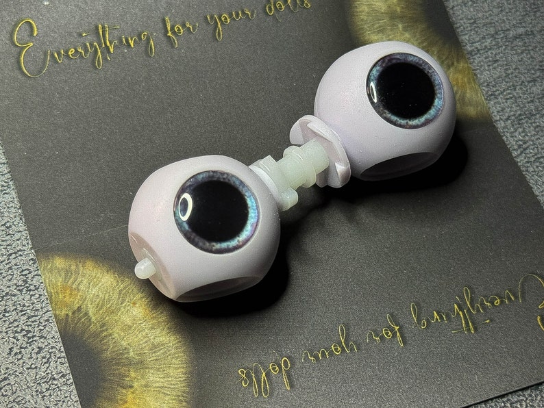 Nr.17 Set 4in1 Eye Chips for Custom Blythe Dolls - 14mm With Realistic ...