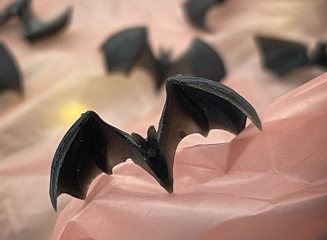 Halloween Miniature Bats Accessories for Blythe or for Dolls 1/6 and 1/ ...