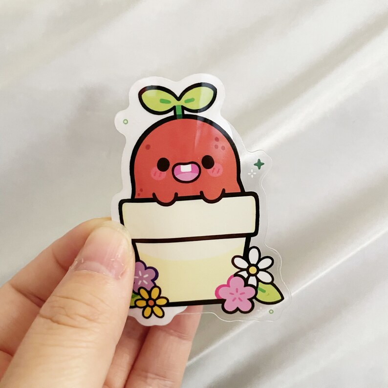 Baby Tato Vinyl Sticker, Potato Sticker, Cute Sticker, Plant Sticker ...