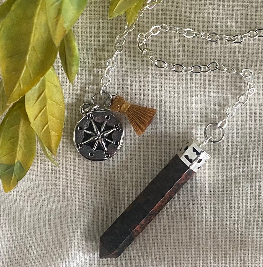 Custom Healing Crystal Pendulum, Handmade Dowsing Tool - Etsy