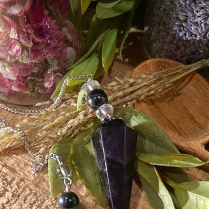 Custom Healing Crystal Pendulum, Handmade Dowsing Tool - Etsy