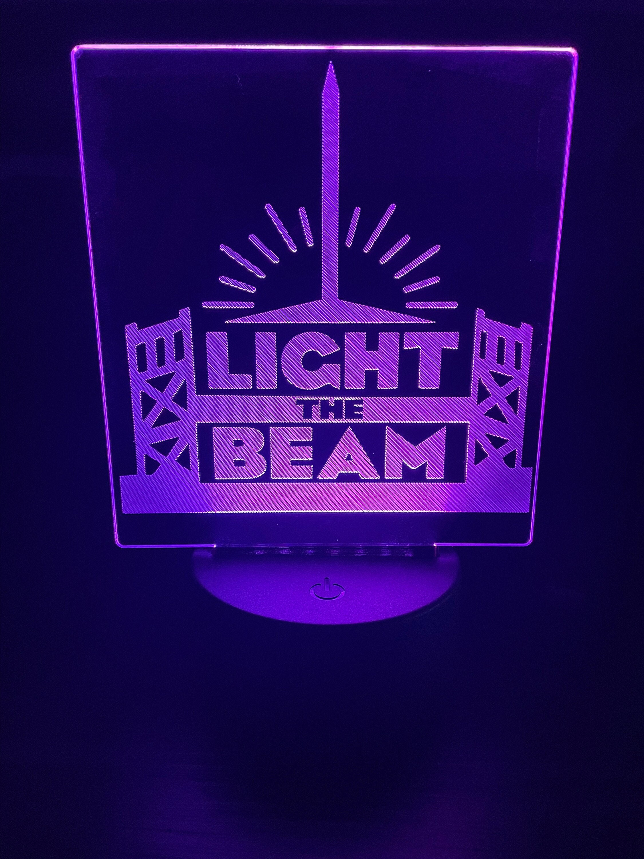 Light the Beam Sacramento Kings Acrylic Sign With LED Base, Version 2 ...