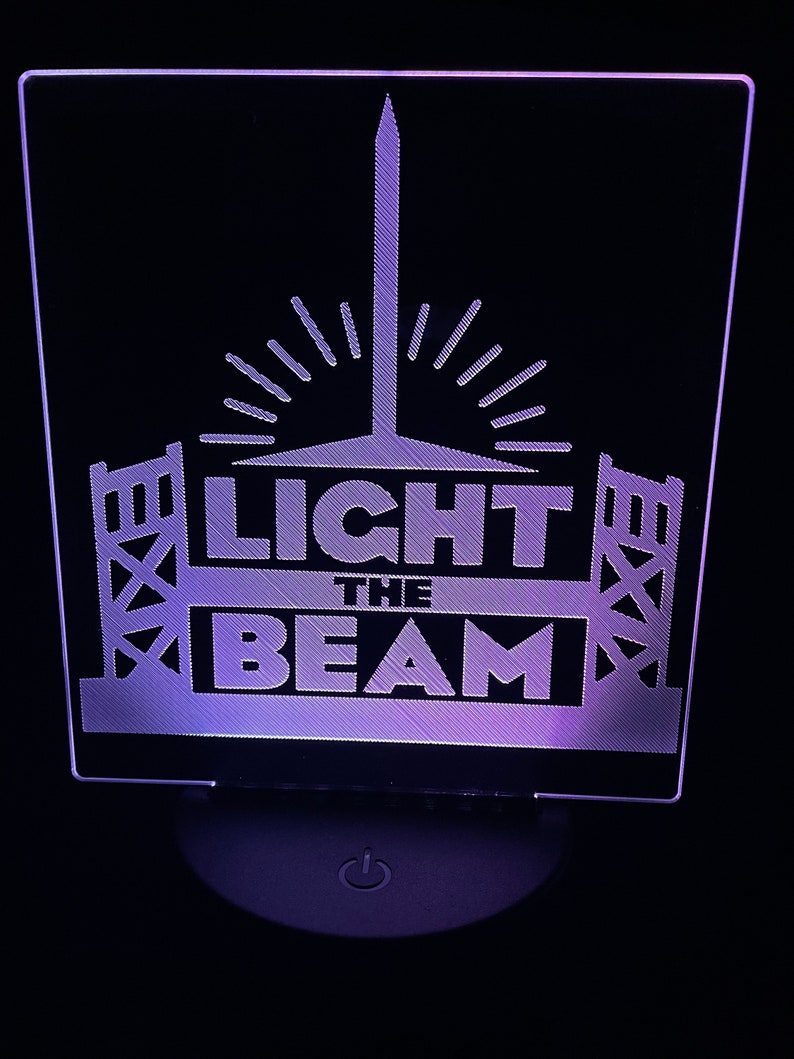 Light the Beam Sacramento Kings Acrylic Sign With LED Base, Version 2 ...