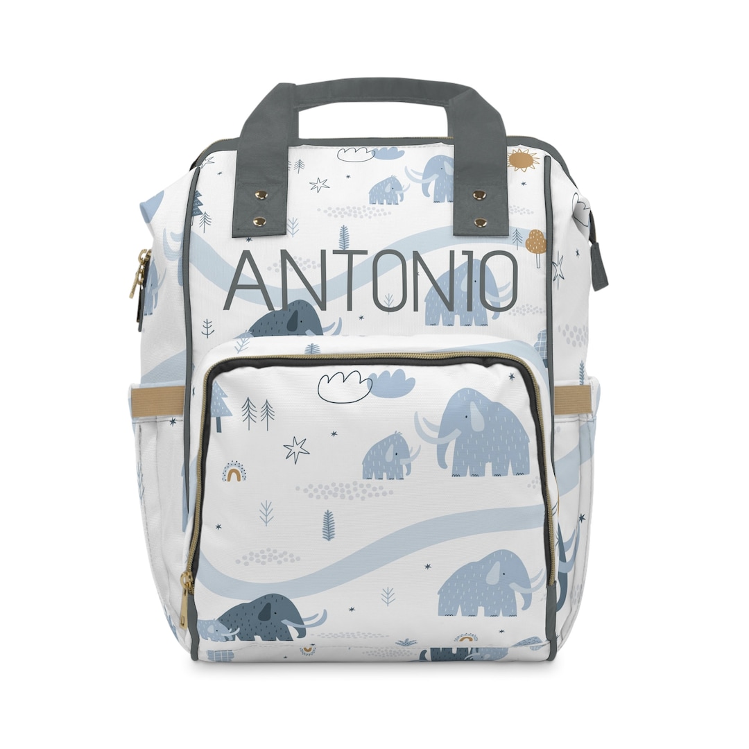 Elephant Personalized Diaper Backpack,elephant Diaper Backpack, Mommy ...