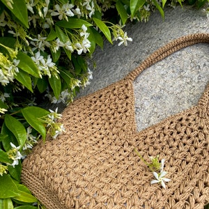 Pistachio Paper Rope Shoulder Bag - Etsy