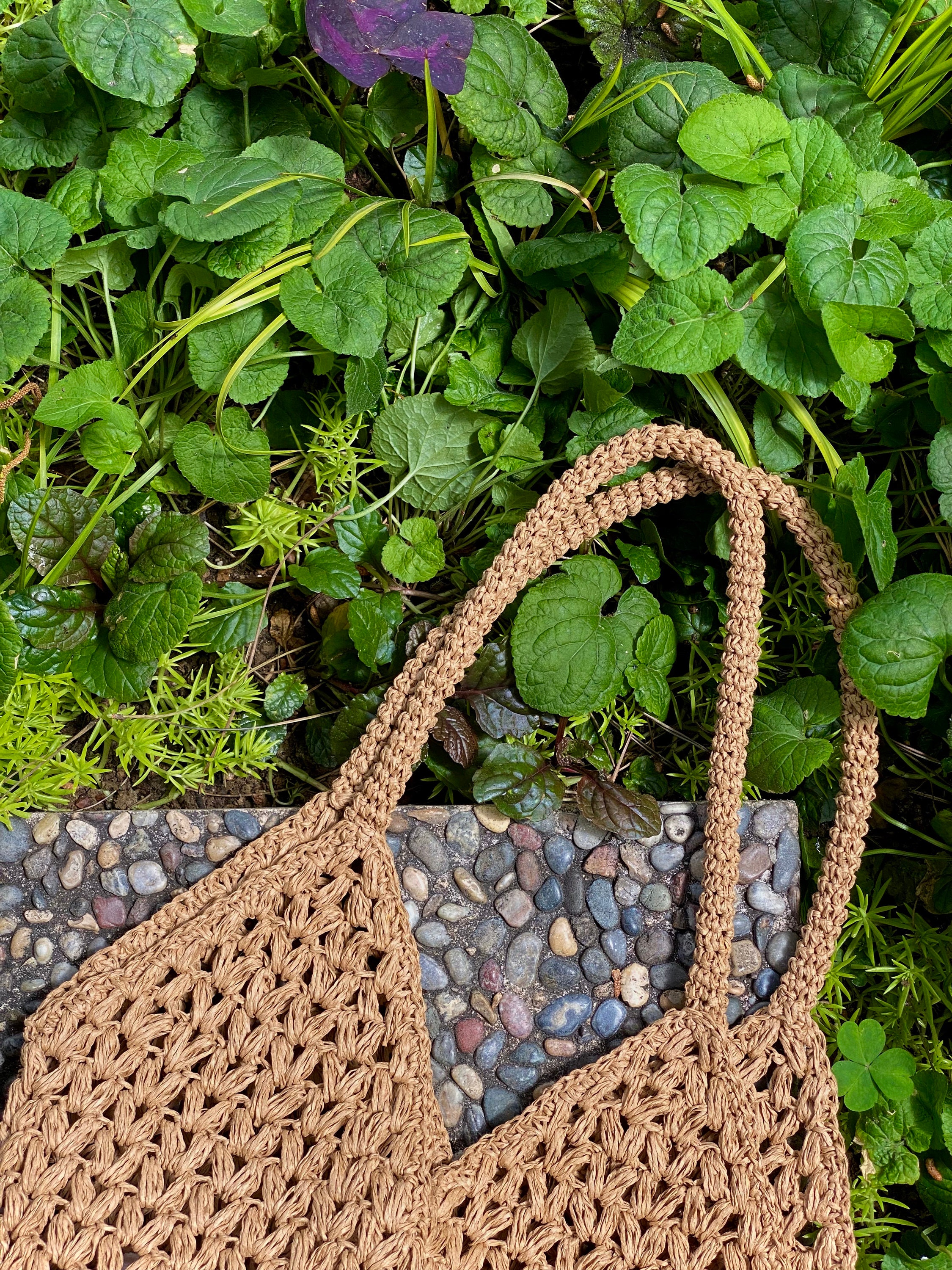 Pistachio Paper Rope Shoulder Bag - Etsy