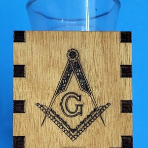 3 Steps Masonic Shot Glasses - Etsy
