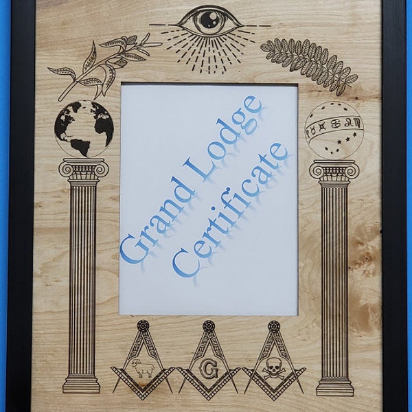 Masonic Certificate - Etsy