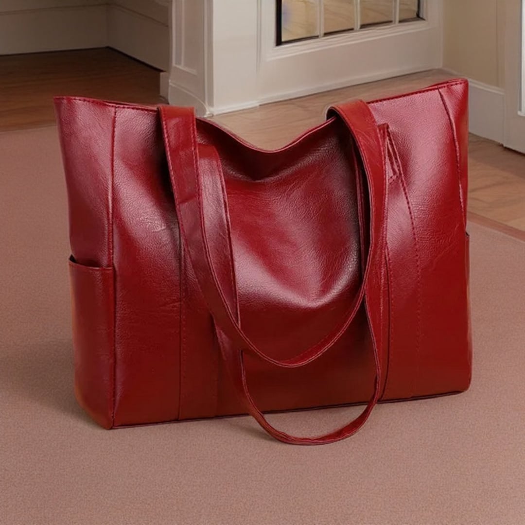 Simple Pu Leather Large Capacity Tote Bags for Women - Etsy