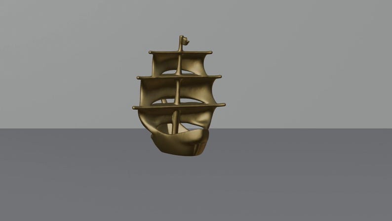 Boat STL File for 3D Printing – Detailed Sailing Boat Model – Digital ...