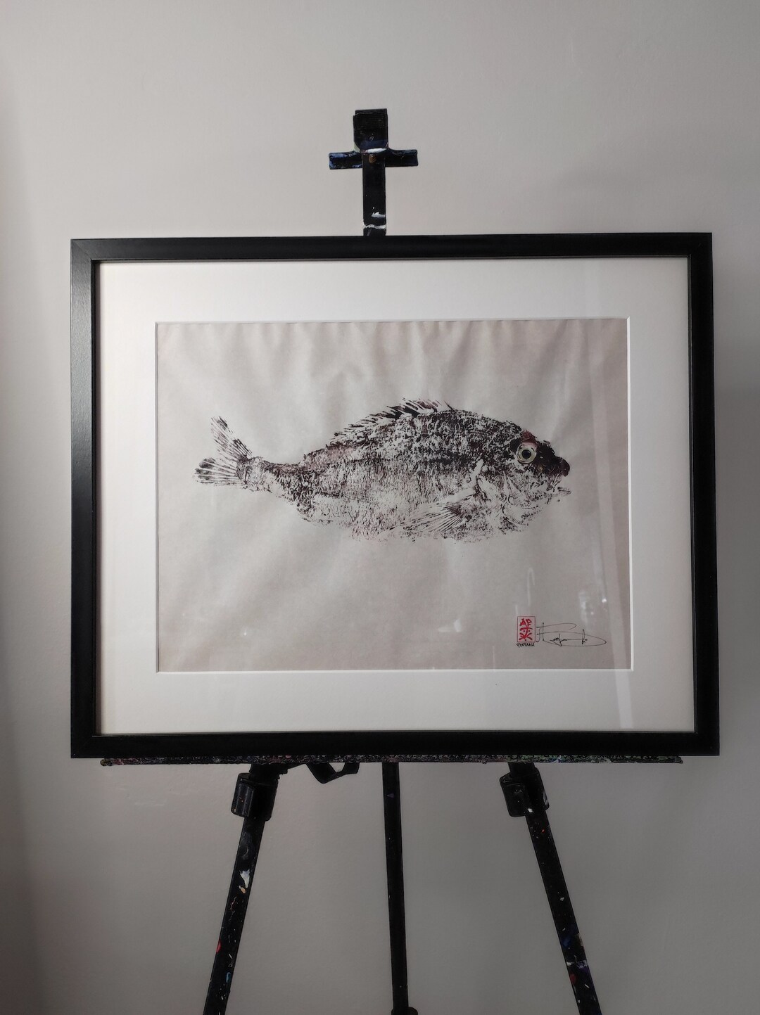 Gyotaku, Fishprint, Fish Art, Bye Gyotaku, Wall Art, Dorado, Морская рыба - Etsy