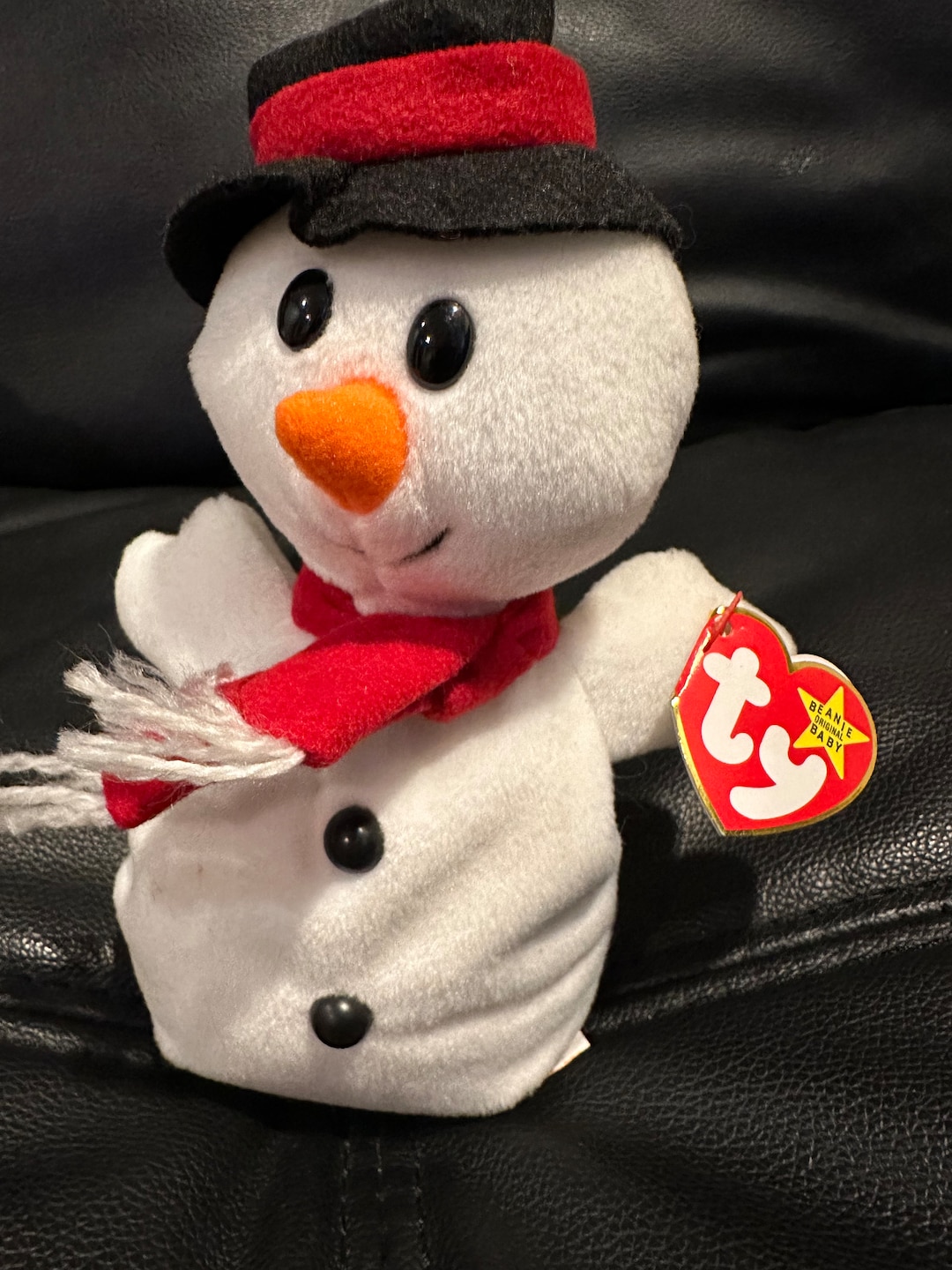 Snowball the Snowman Beanie Baby retired/rare - Etsy