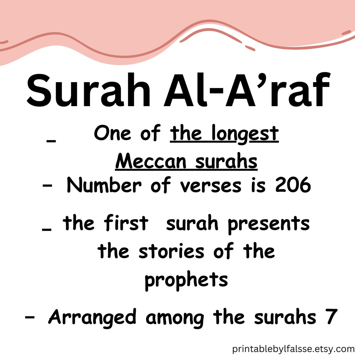 Set of 3 Posters AL Araf 23 Dua From Ayah Dua for - Etsy