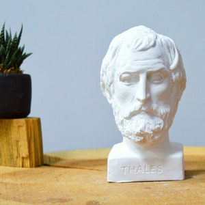 Thales Bust Statue, Ancient Greek Philosopher Thales Sculpture - Etsy
