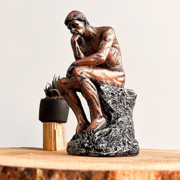 The Thinker Statue - Etsy
