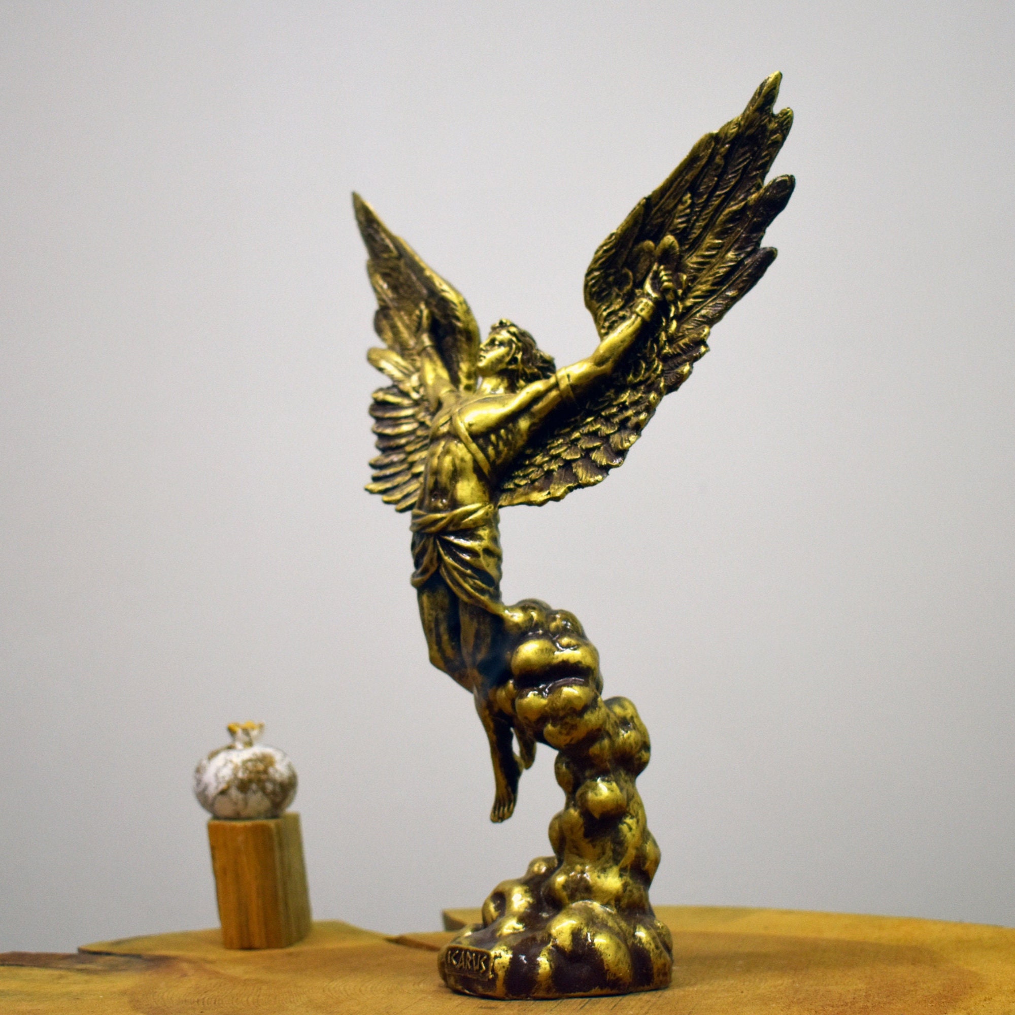 14 Inches Icarus Statue Ancient Greek God Icarus Sculpture - Etsy