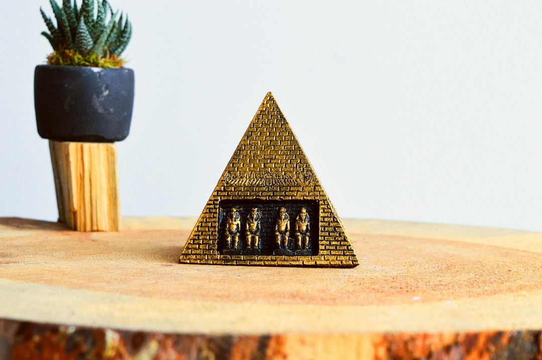 Ancient Egypt Pyramid Statue - Etsy