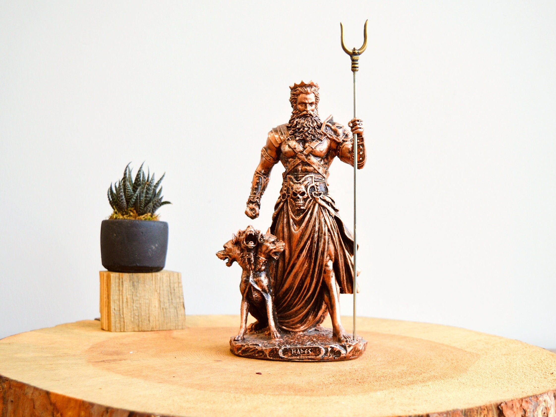Bronze Ancient Greek Hades Statue hades Sculpturegreek - Etsy