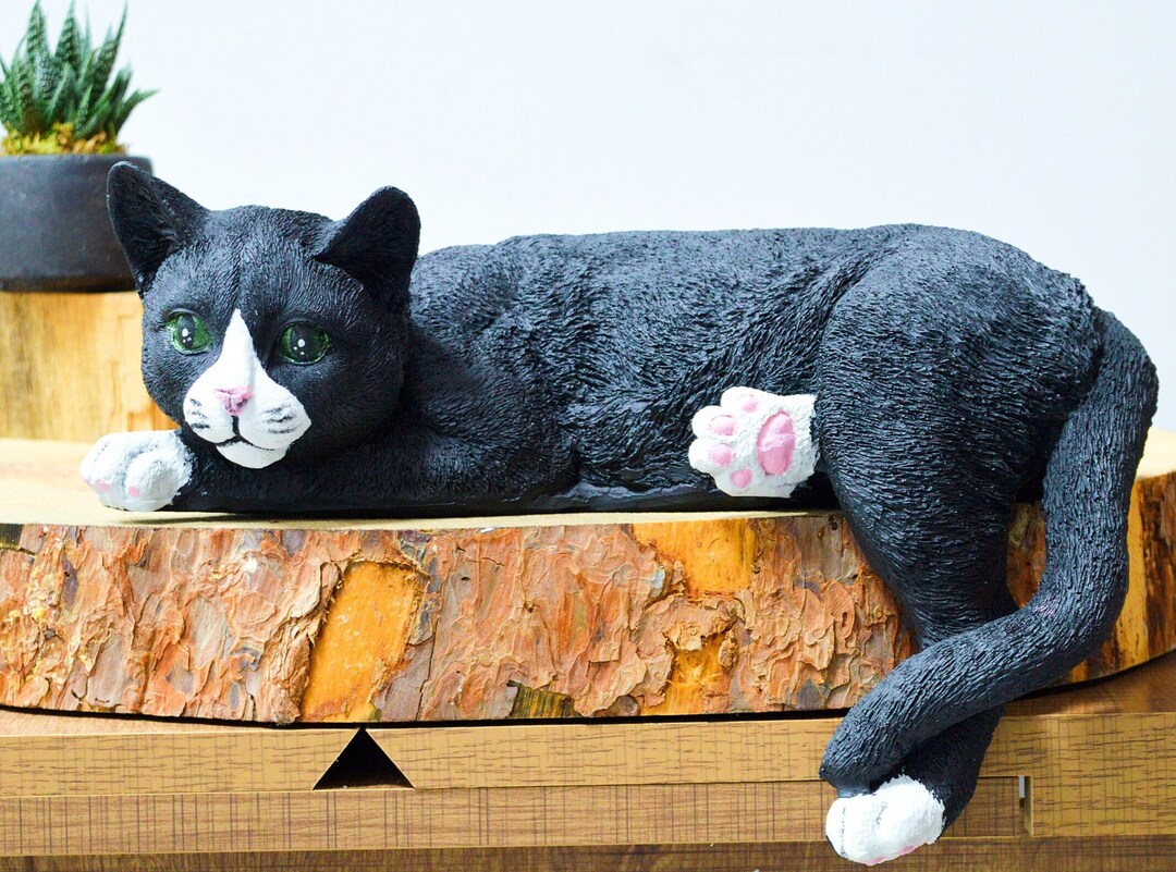 Realistic Cat Figure Cute Animal Statue - Etsy