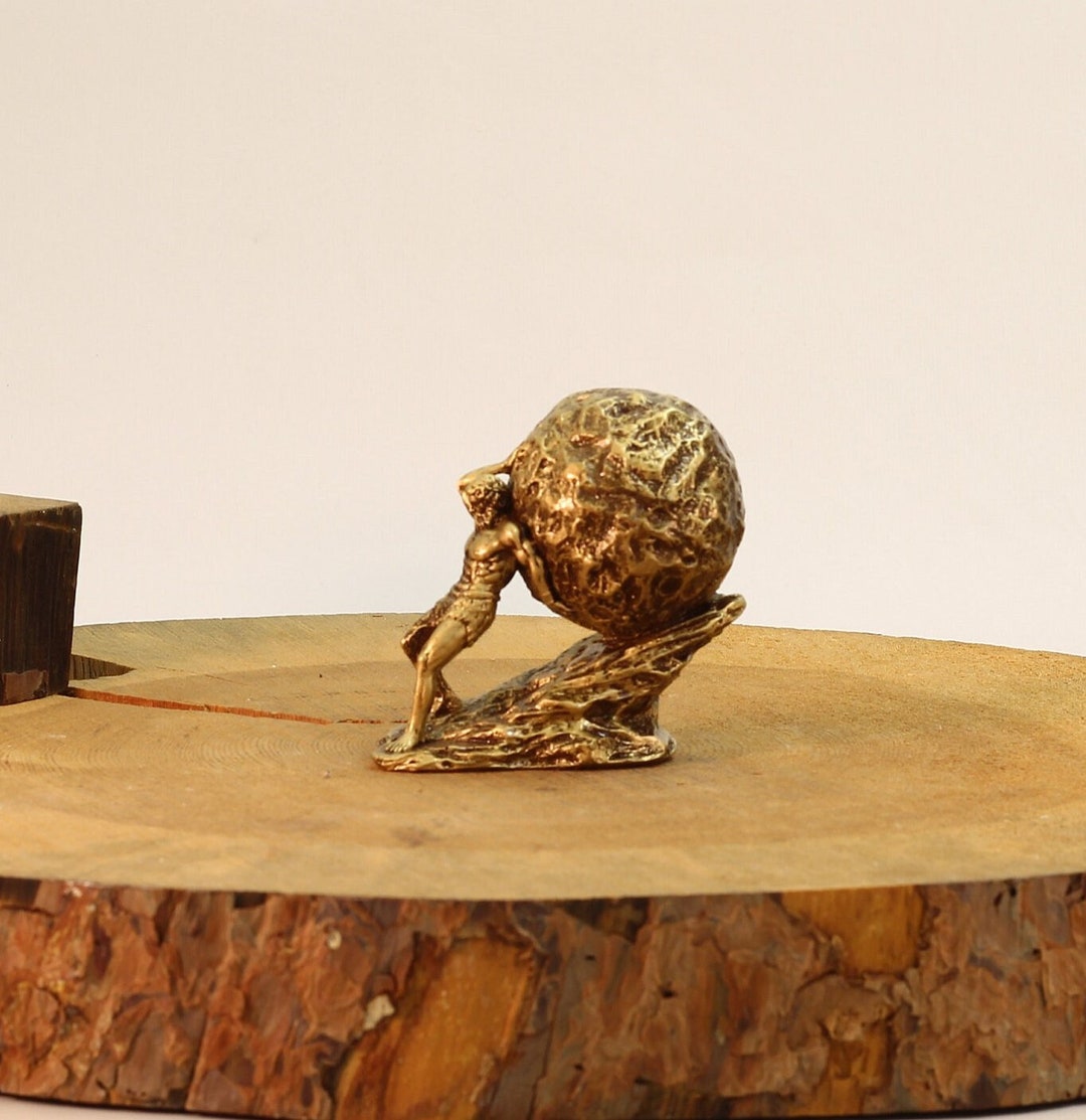 Minimal Ancient Greek Sisyphus Statue ,sisyphus Sculpture,greek Statue ...