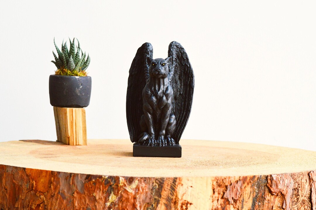 Winged Puma Statue Animal Figure Sculpture Home Decor - Etsy