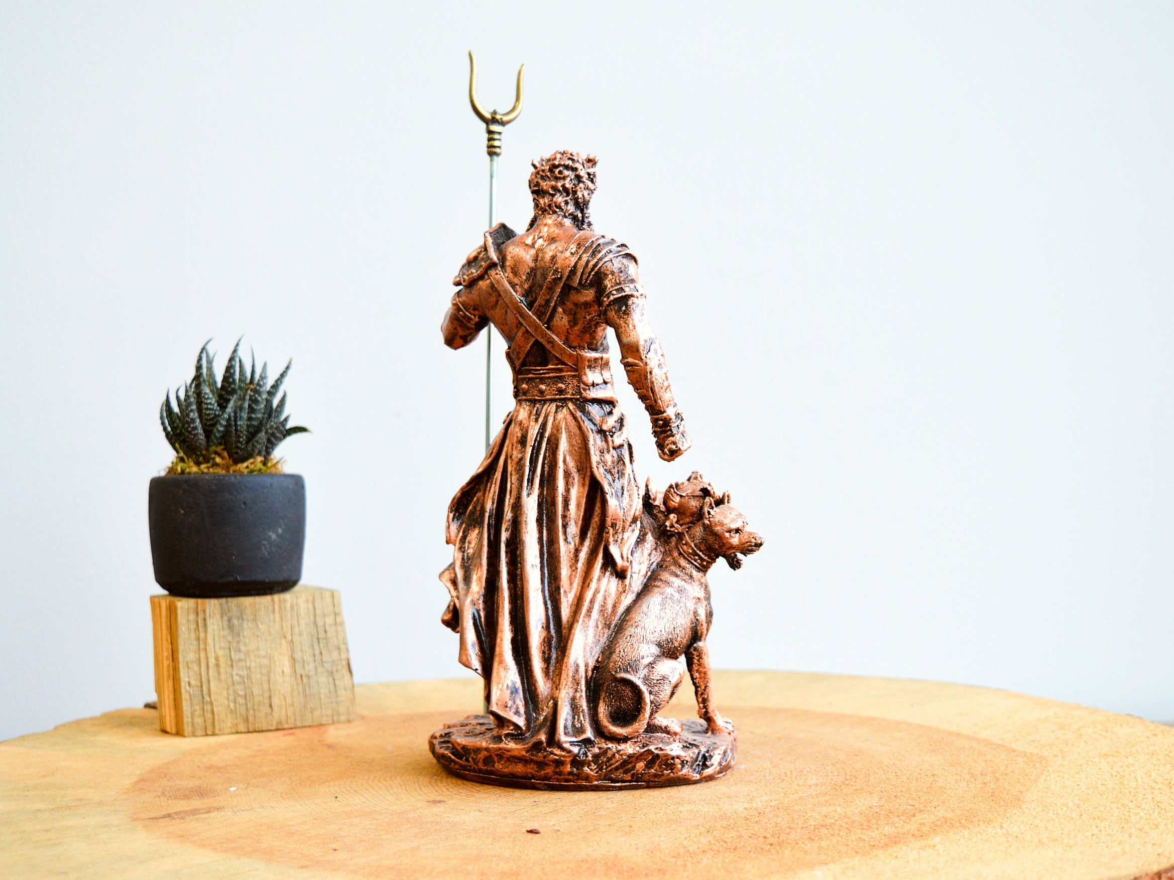 Bronze Ancient Greek Hades Statue hades Sculpturegreek - Etsy
