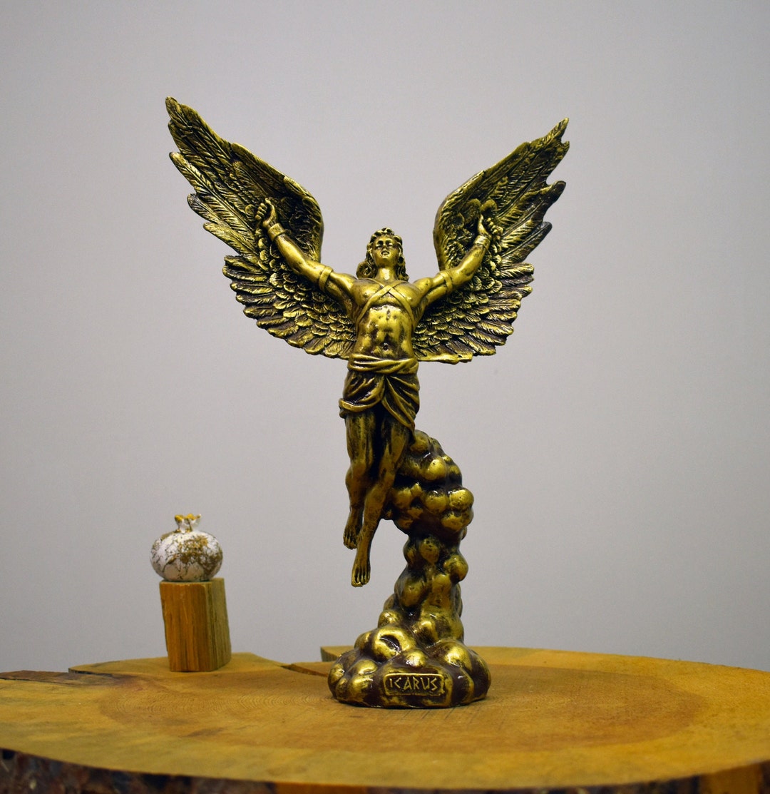14 Inches Icarus Statue, Ancient Greek God Icarus Sculpture - Etsy