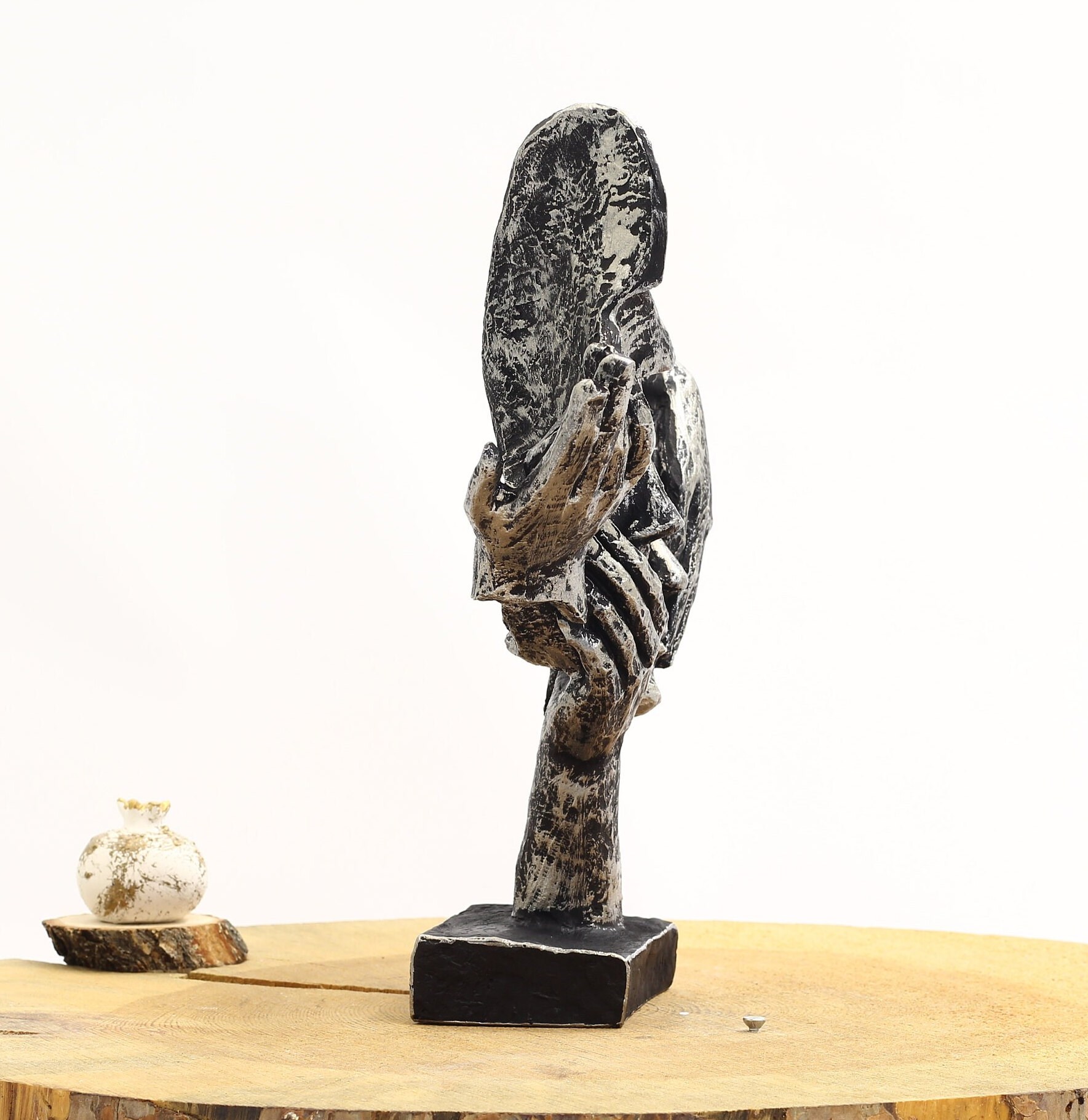 See No Evil Hear No Evil Speak No Evil Mask Sculpture 11.42 - Etsy