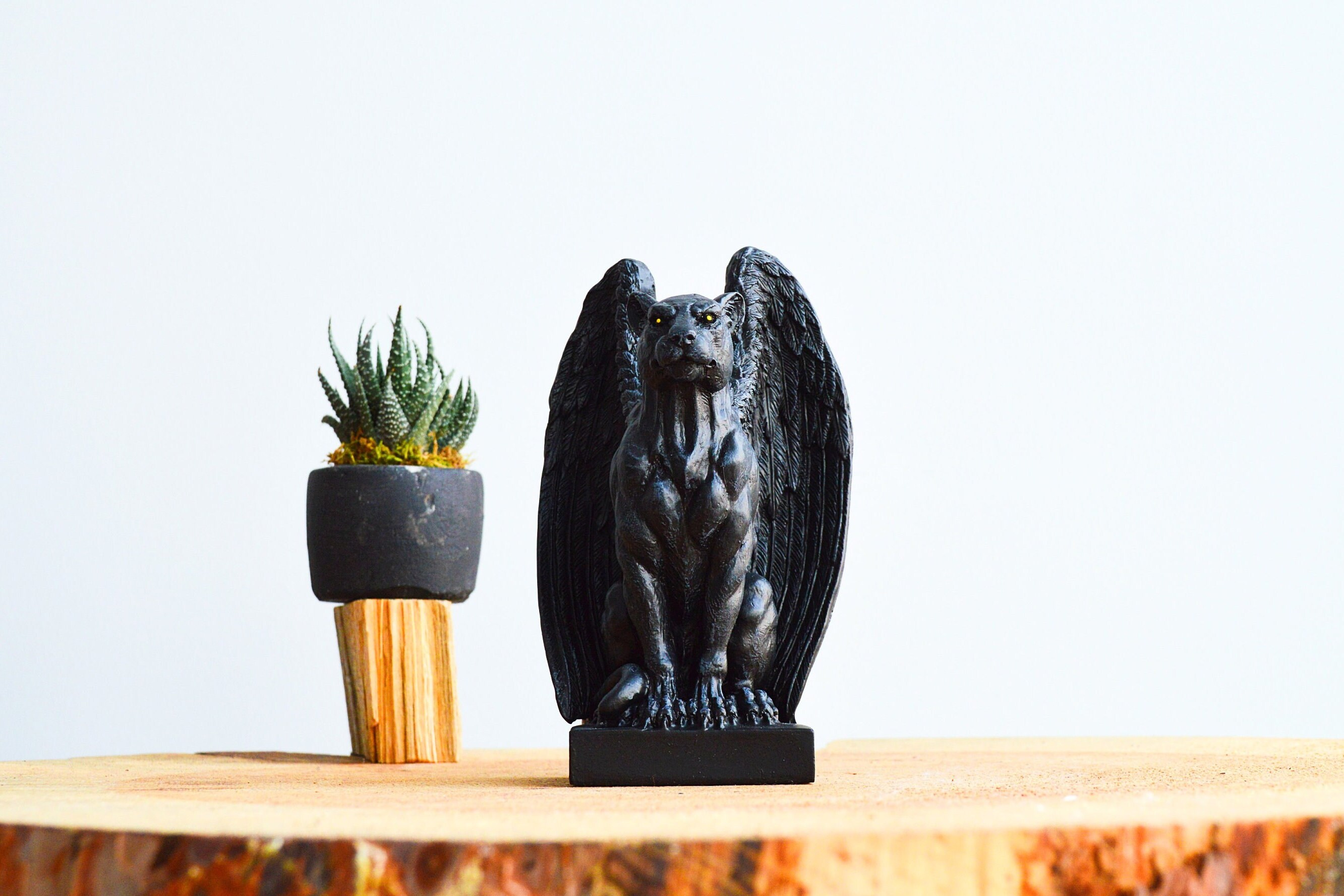 Winged Puma Statue Animal Figure Sculpture Home Decor - Etsy