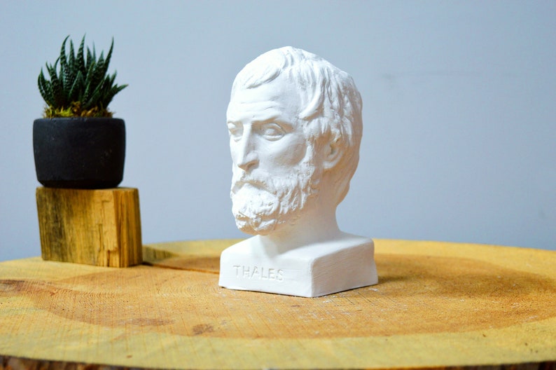 Thales Bust Statue Ancient Greek Philosopher Thales Sculpture - Etsy