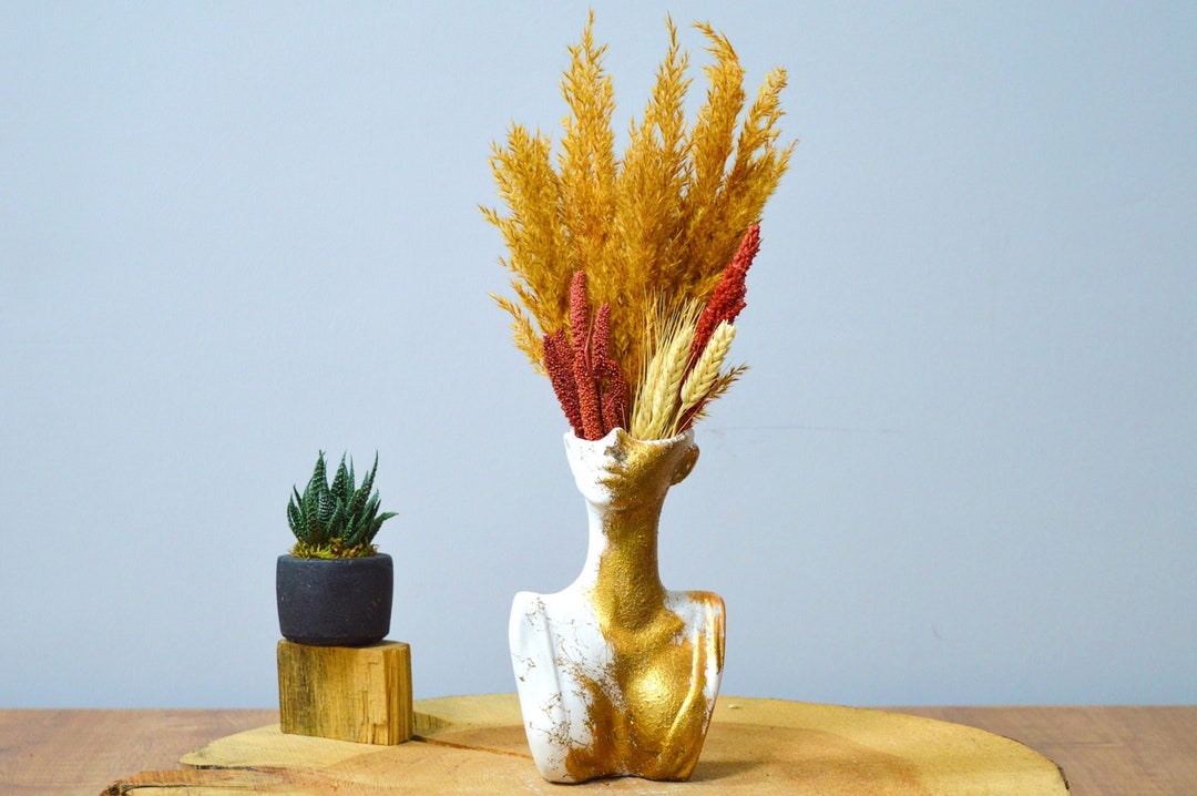 Lady Head Vase, Woman Face Shaped Vase - Etsy