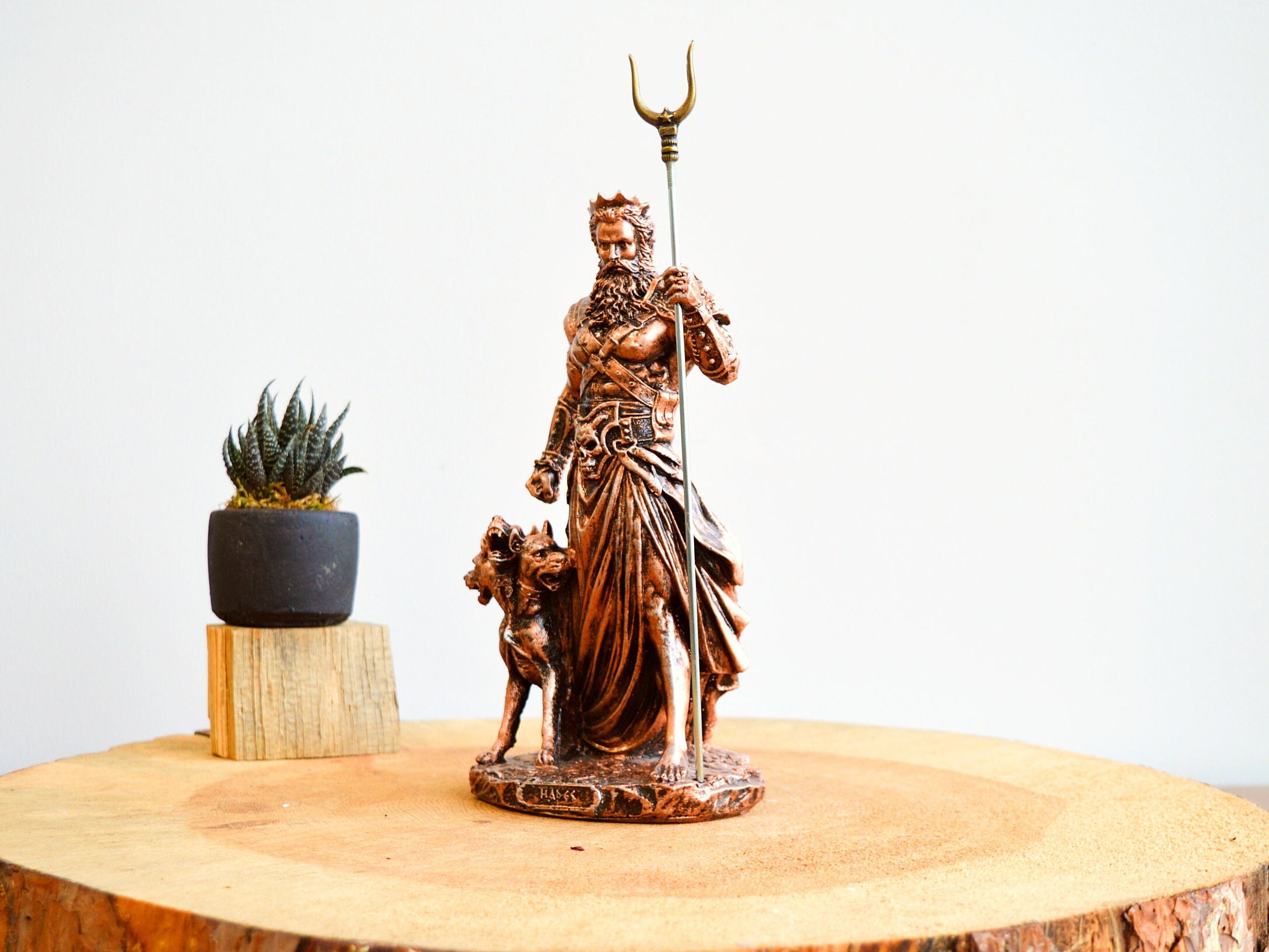 Bronze Ancient Greek Hades Statue hades Sculpturegreek - Etsy