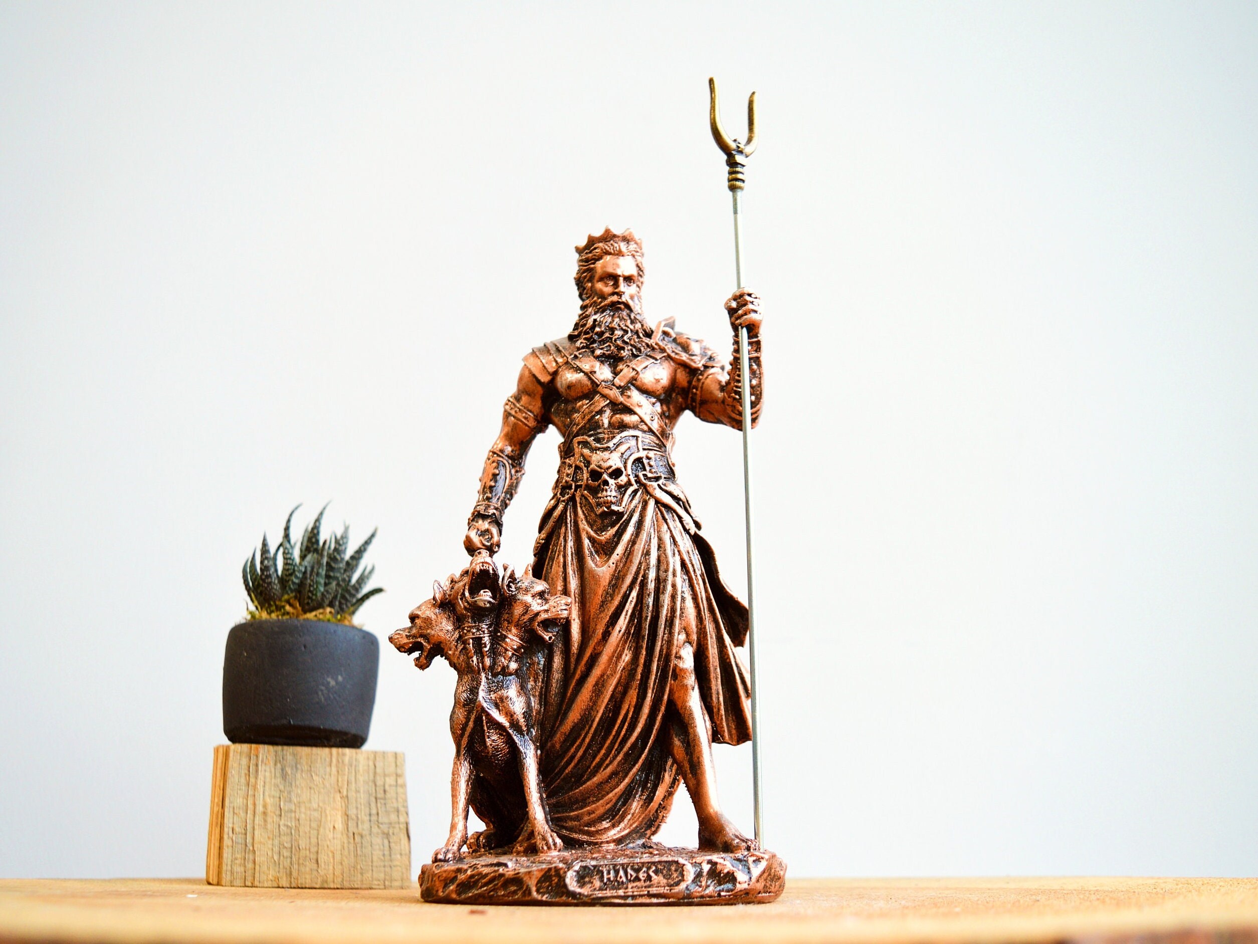 Bronze Ancient Greek Hades Statue hades Sculpturegreek - Etsy