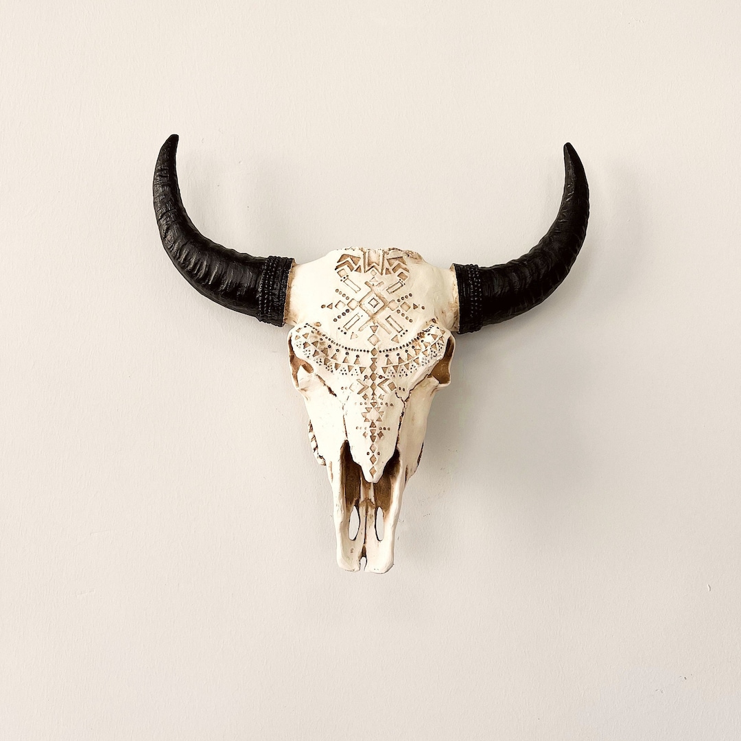 Big Buffalo Head Wall Decor Animal Skull Home Decor - Etsy