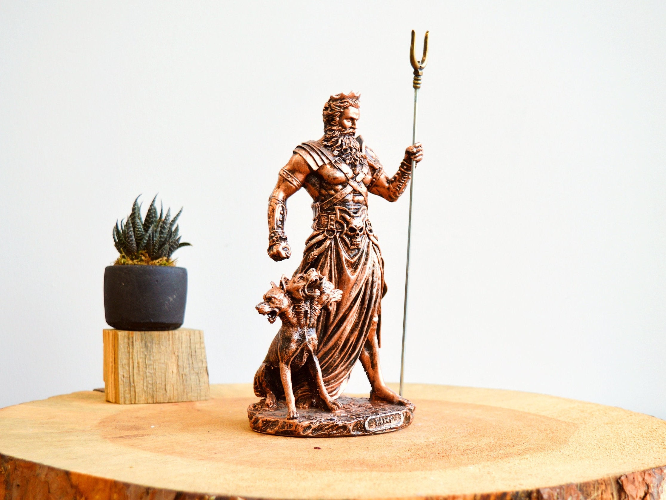 Bronze Ancient Greek Hades Statue hades Sculpturegreek - Etsy