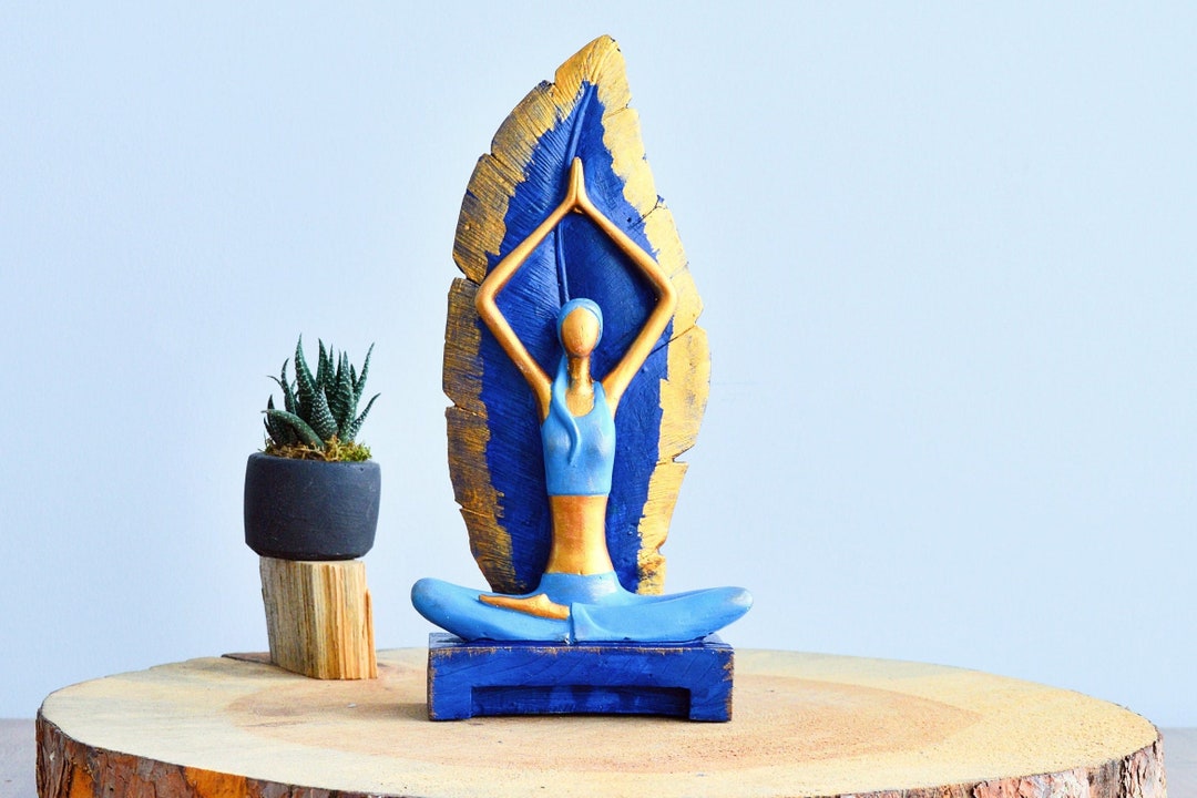 Big Woman Yoga Statue Woman Meditating in Upward Salute Pose Statue - Etsy