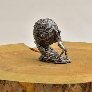 Minimalist Sisyphus Sculpture: Ancient Greek Art Object, Home Decor - Etsy