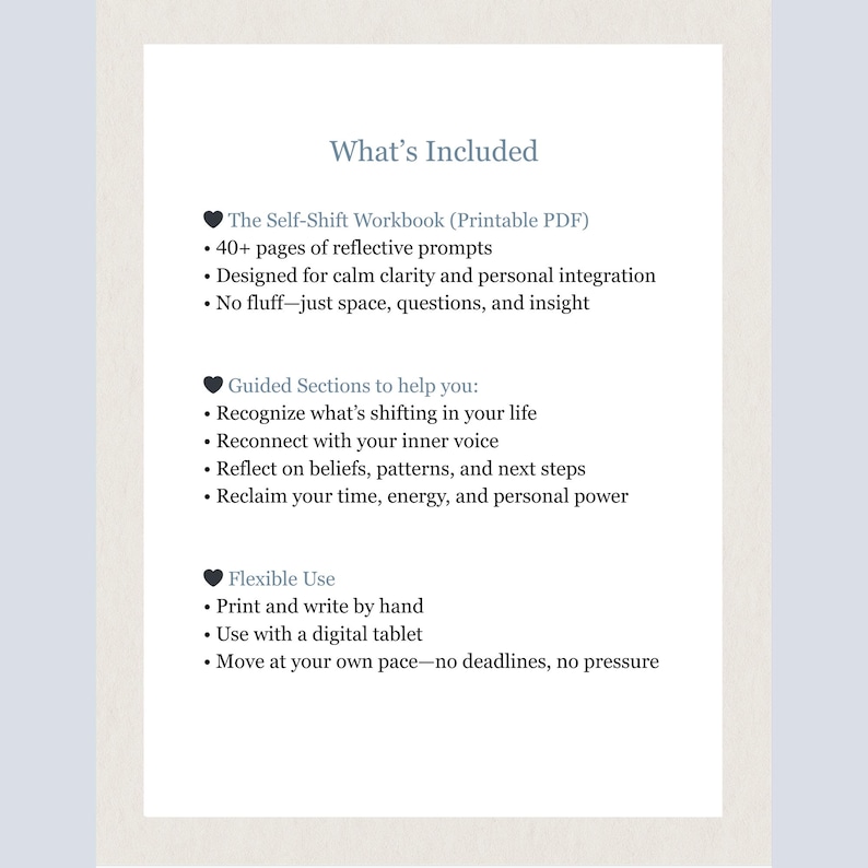 The Self-shift Workbook | Guided Journal for Self Discovery, Mindful ...