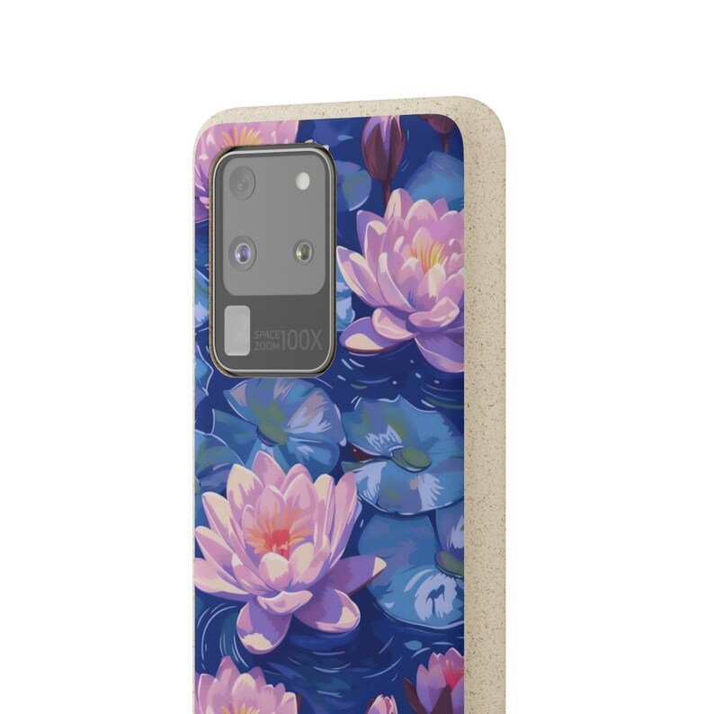 Eco-friendly iPhone and Samsung Phone Case Water Lilies - Etsy