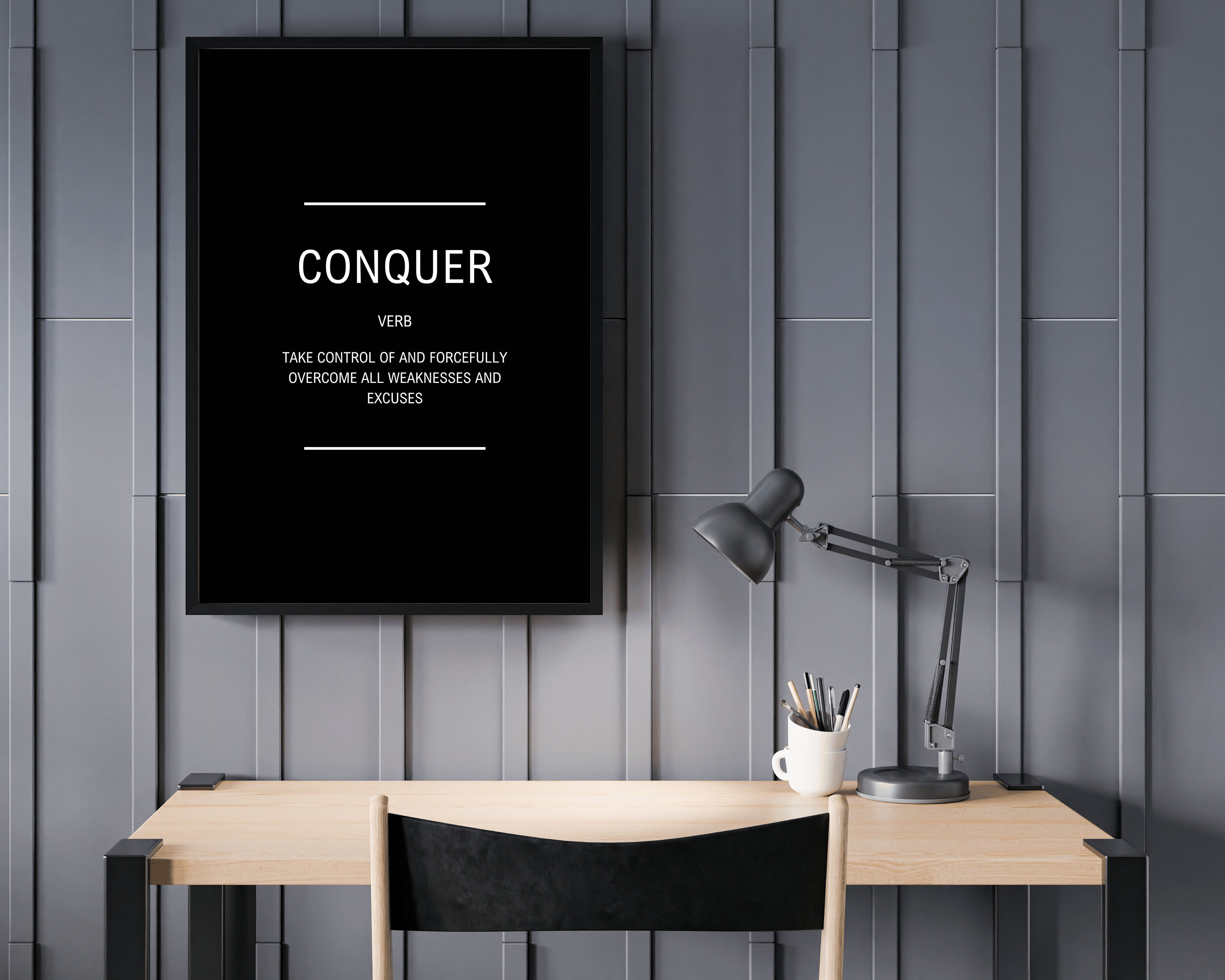 Conquer Definition, Motivational Quotes, Hustle, Grind, Success, Art ...